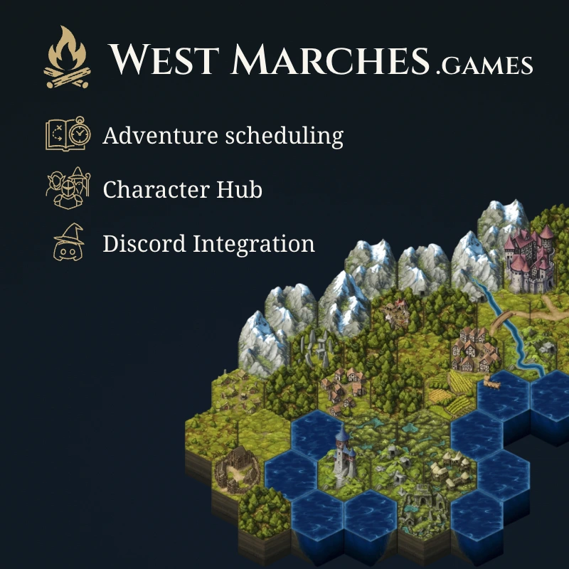 Campaign Manager for West Marches-style TTRPG campaigns | WestMarches.games